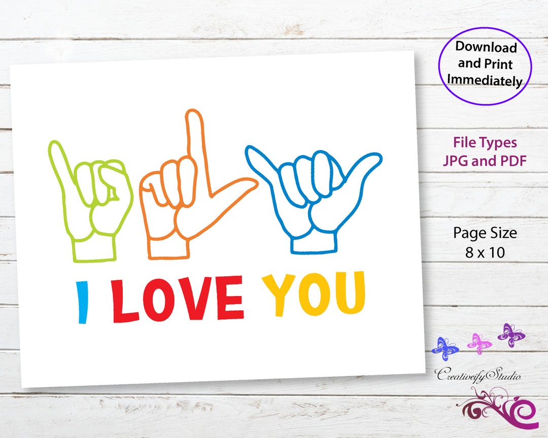 I Love You, Hand Signs, Sign Language, Hand Sublimation, Love ...