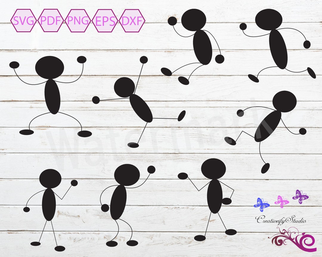 Stickman SVG, Match Stick People, Stick Figure, Stick People, Stickman ...