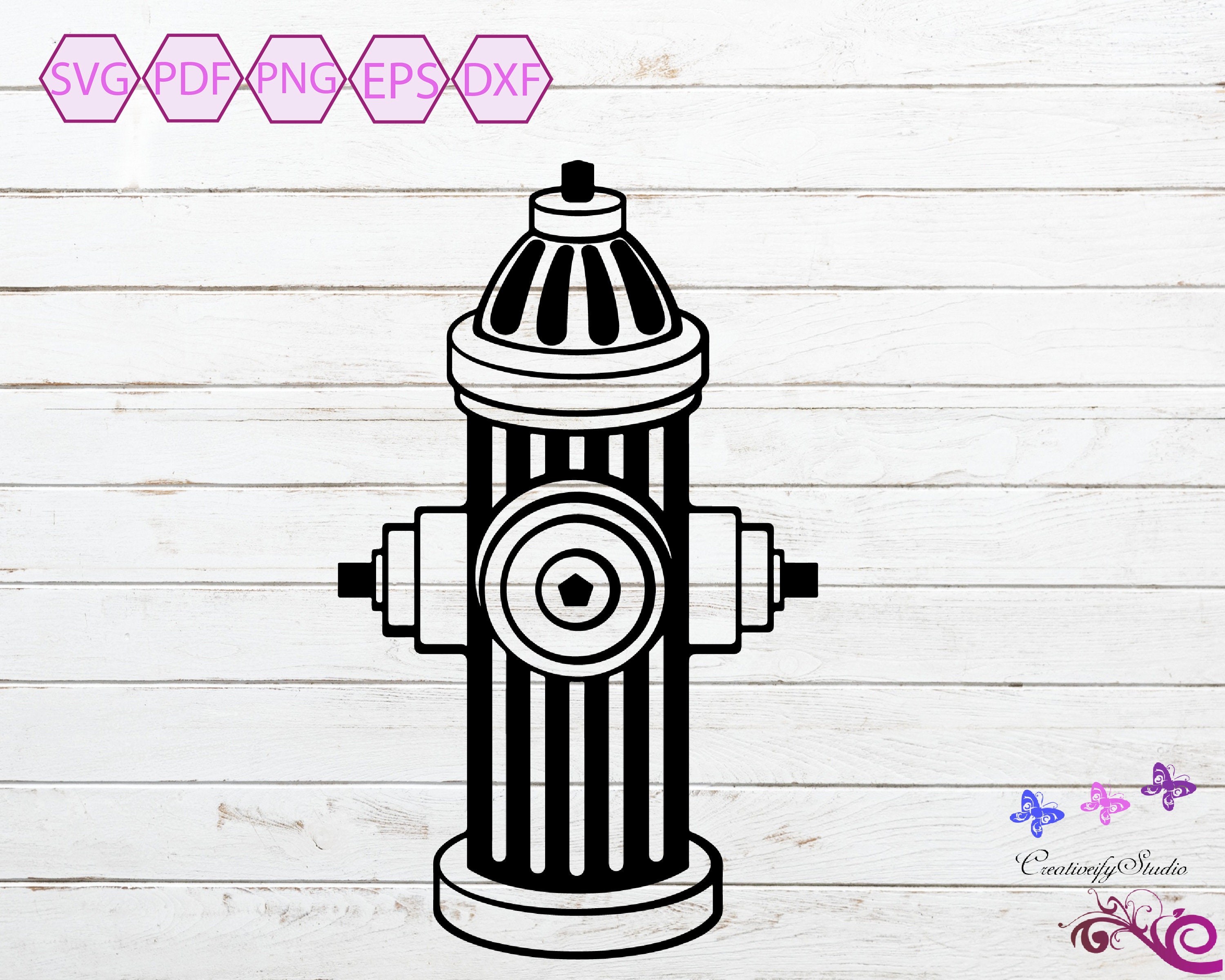 Fire Hydrant Stencil