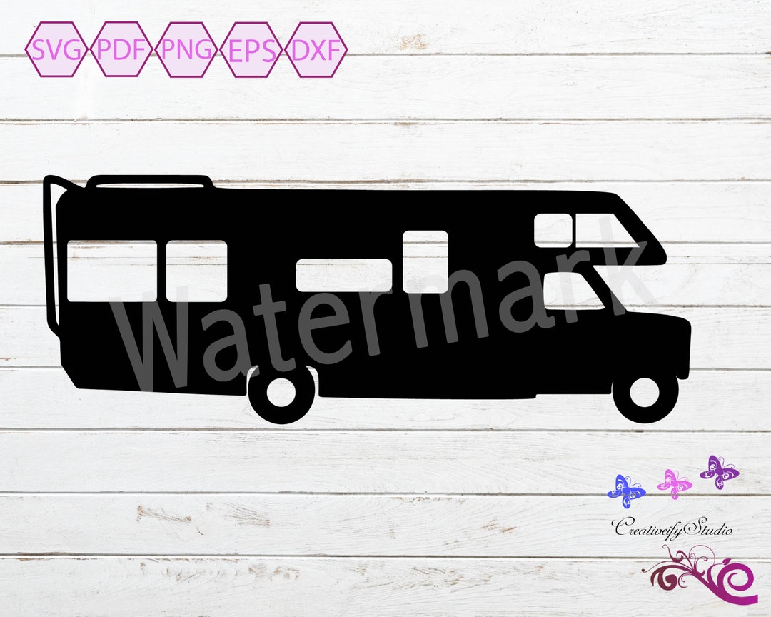 RV Camper SVG Motorhome SVG Road Trip Camping Life Camper - Etsy