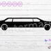 Limousine SVG Stretch Limo SVG Limo Clipart Luxury Car - Etsy