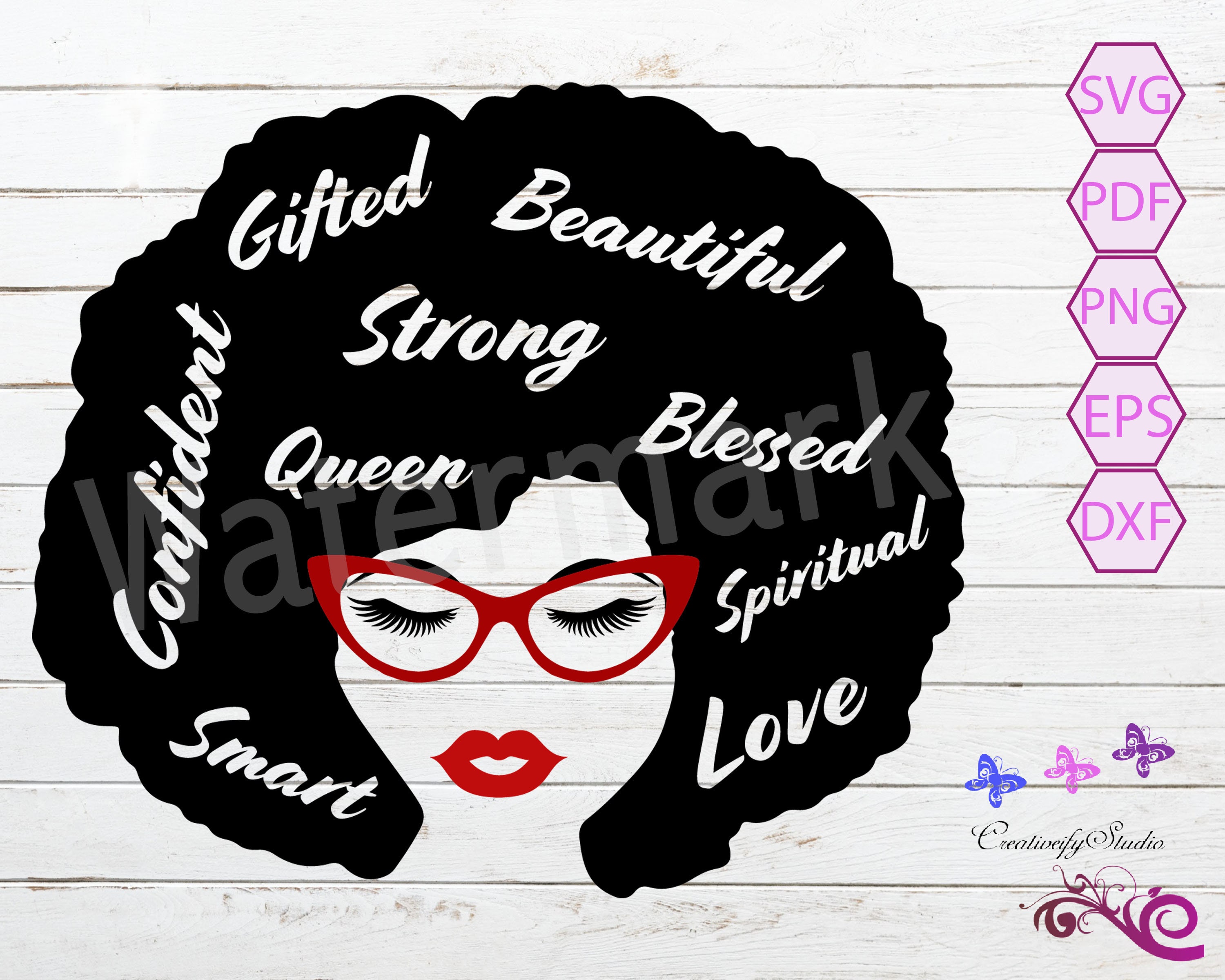 African American Woman SVG, Afro SVG, Black Woman SVG, Afro Woman Svg ...