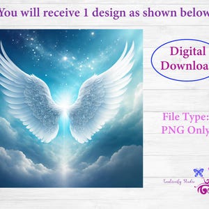 In Loving Memory Memorial Background With Serene Angel Wings PNG, Blue ...