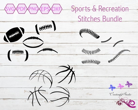 Football Stitches Baseball Stitches Basketball Stitches - Etsy