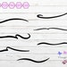 Swoosh Lines Vector, Swish SVG, Curved Lines SVG, Tails Vector, Swirl ...