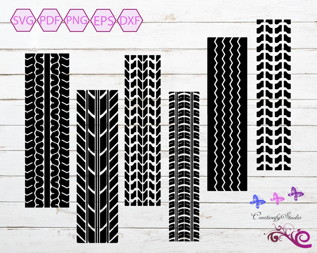 Tire Tracks SVG, off Road, Tire Threads, Truck Tires, Car Tires ...
