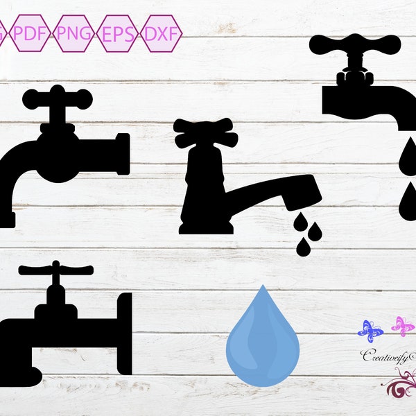 Faucet Svg - Etsy