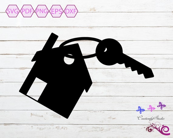 House & Key SVG New Home House Key New House Purchase | Etsy