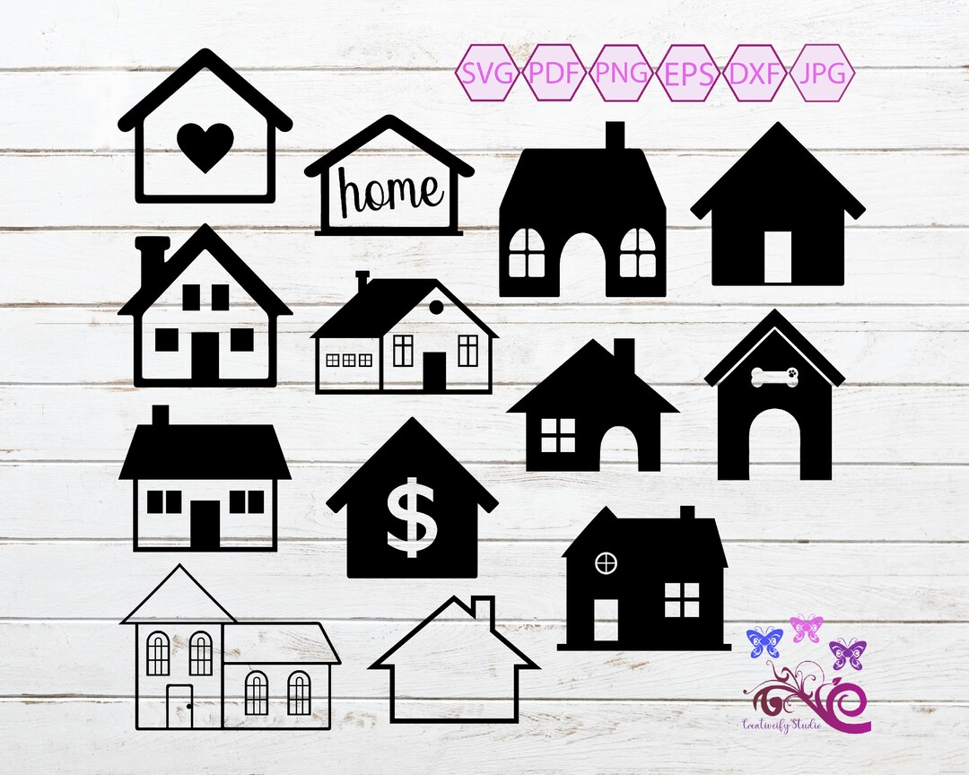 House SVG, New Home, Roof Frame, House Bundle, First Time Buyer, Roof ...