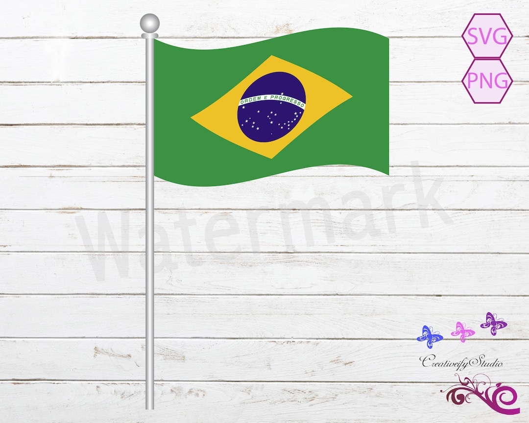 Flag of Brazil SVG, Flag Vector, Brazil Flag, Flag Image, Flag Window ...