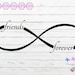 Friends Forever Infinity SVG, Infinity Symbol SVG Cut File, Friends SVG ...