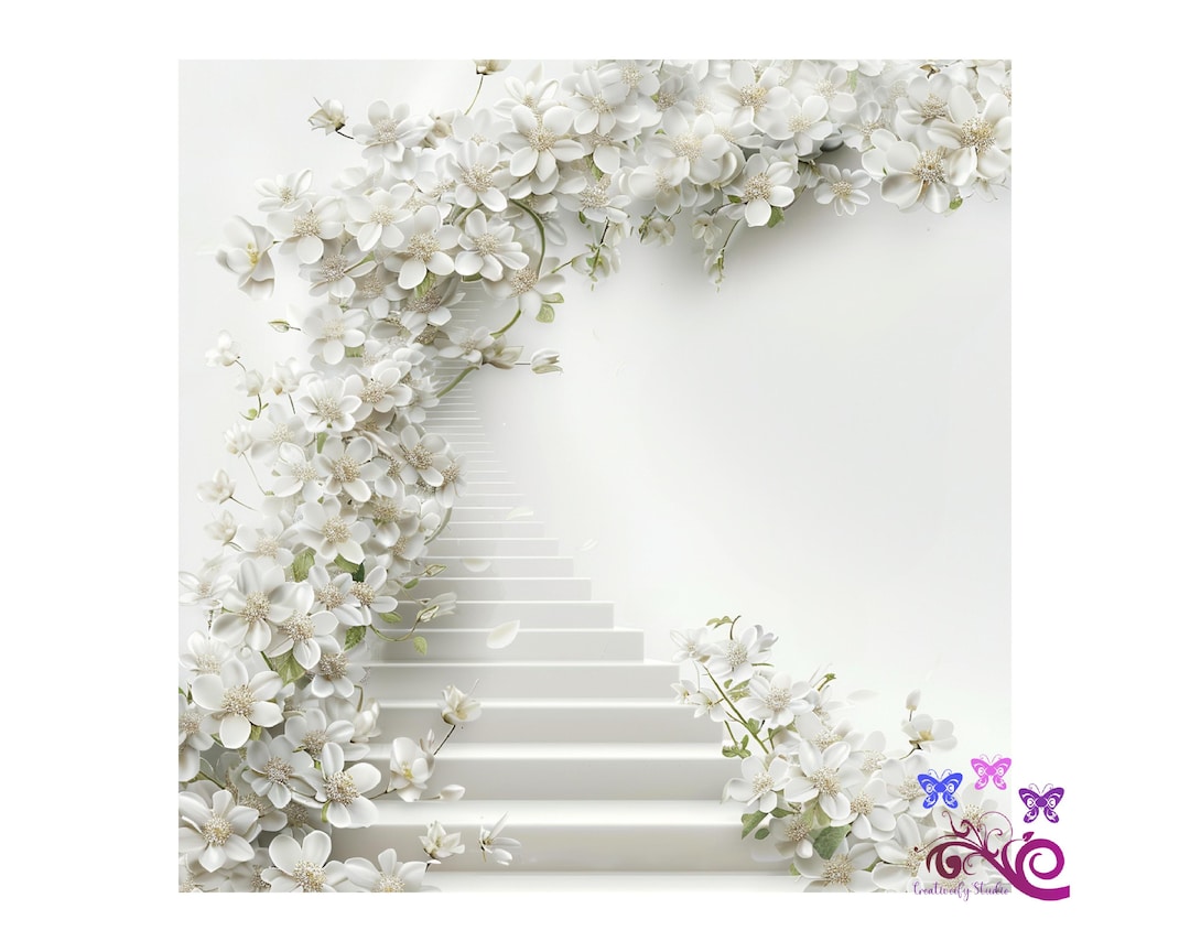 In Loving Memory Memorial Background PNG, Stairway to Heaven, White ...
