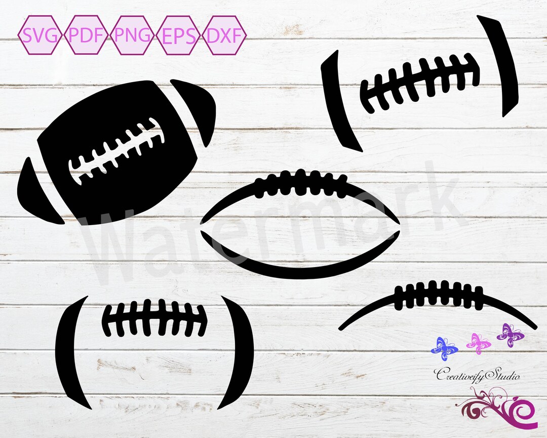 Football Stitches SVG, Football Laces, Football Vector, Football ...