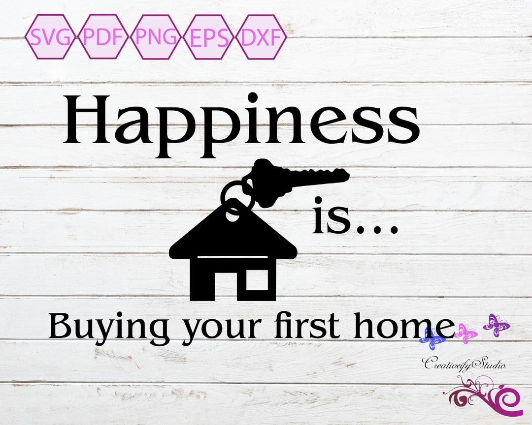 House & Key SVG, New Home, House Key, New House Purchase, Realtor Logo ...