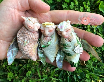 Hedgehog-pixie Babies/fairy Babies/pixie Babies/polymer Clay Babies - Etsy