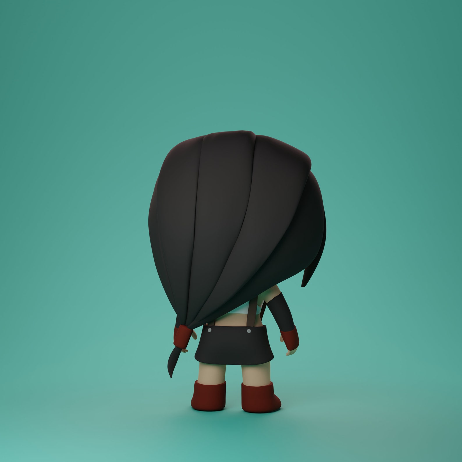 Tifa Lockhart Final Fantasy 7 FF7 Funko Pop Style 3D Printed Model ...