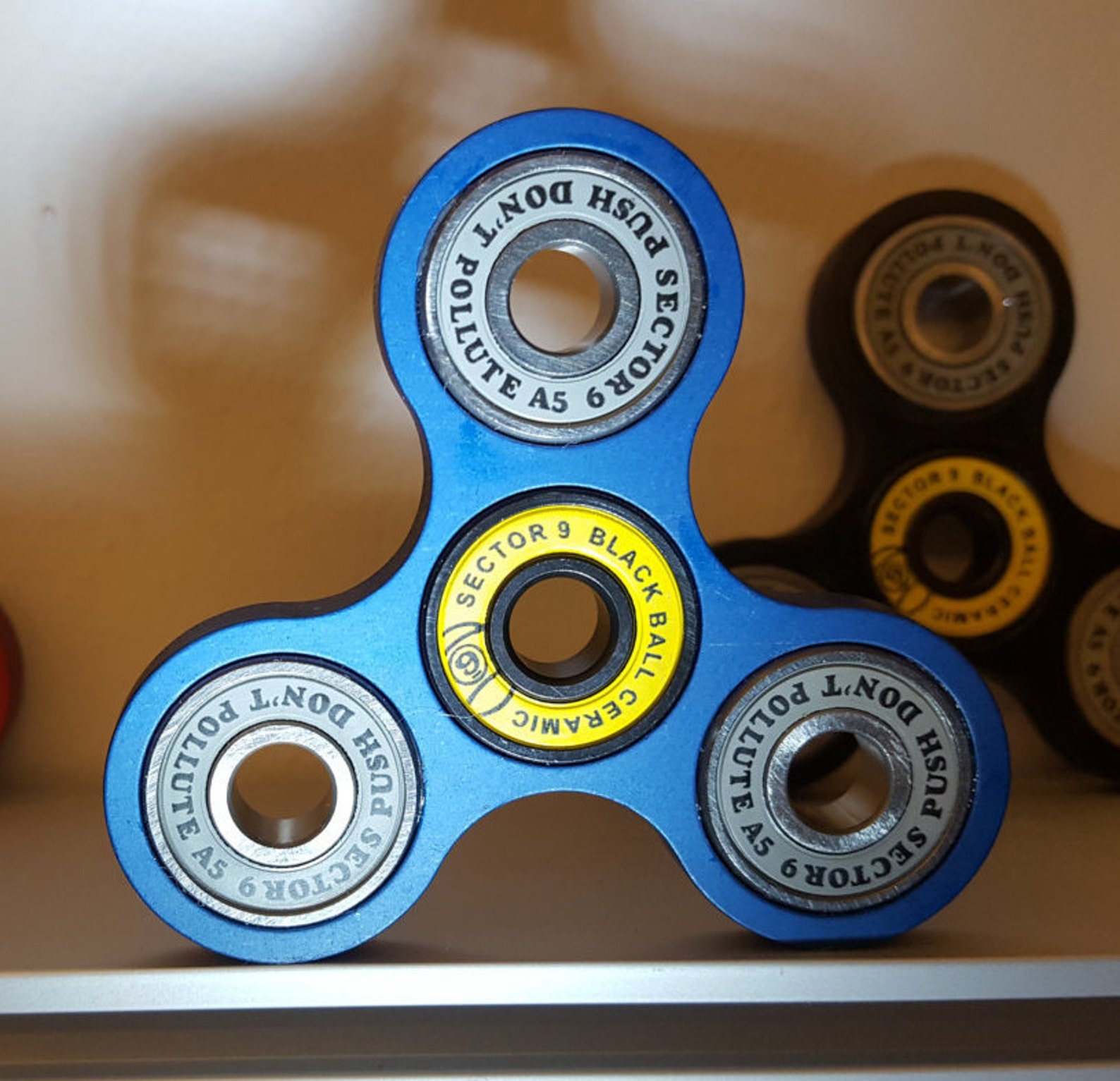 The ORIGINAL Tri-beam Fidget Spinner - ANODIZED - Etsy