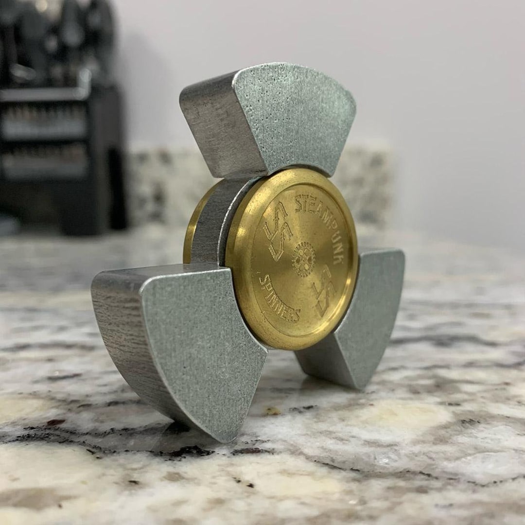 Brushed Aluminum Phat Boy, Fidget Spinner, Fidget Toy, Fidget - Etsy