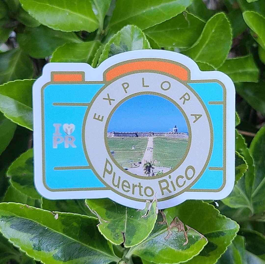 Boricua P Erre Explora Puerto Rico I Love PR Waterproof Vinyl Sticker ...