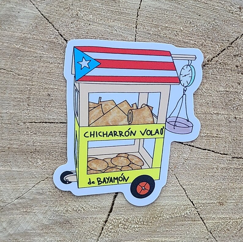 Boricua P Erre Chicharron Volao De Bayamon Waterproof Vinyl Sticker ...