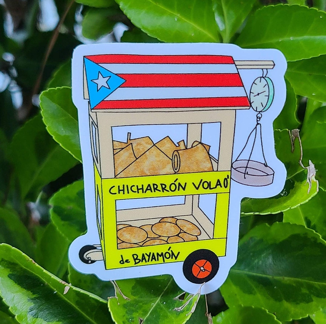Boricua P Erre Chicharron Volao De Bayamon Waterproof Vinyl Sticker ...