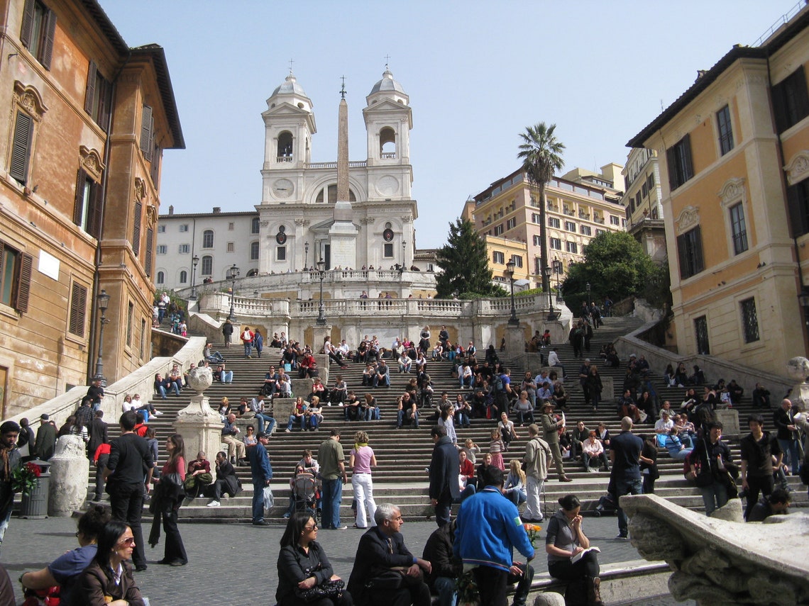 ROME ITALIE Escaliers espagnols Téléchargement numérique. - Etsy France
