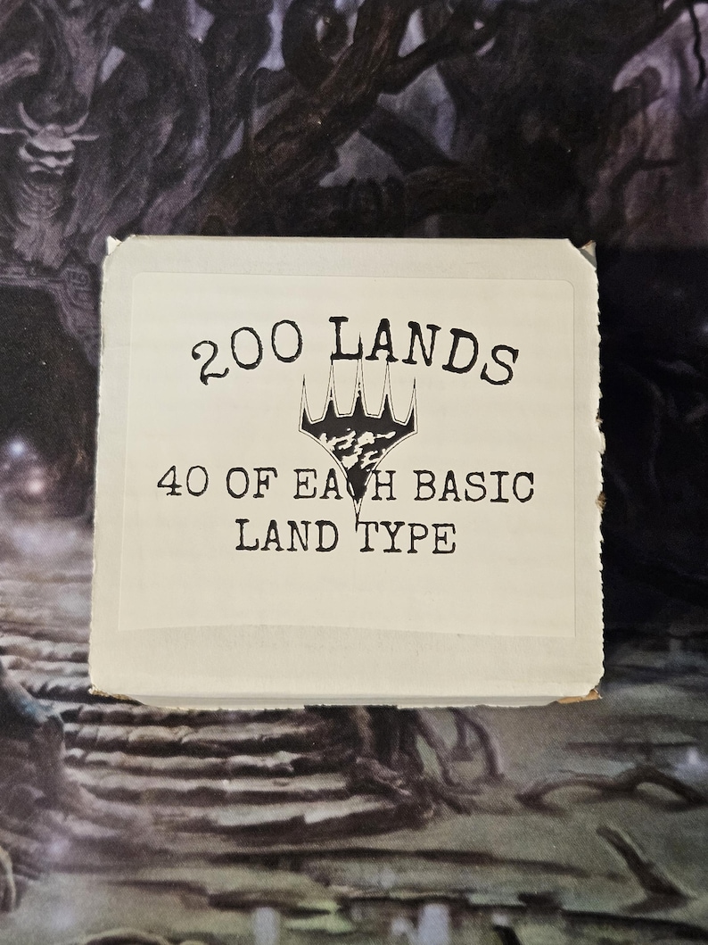 MTG Basic Land Lot: 200 Card Collection, Near Mint - Etsy