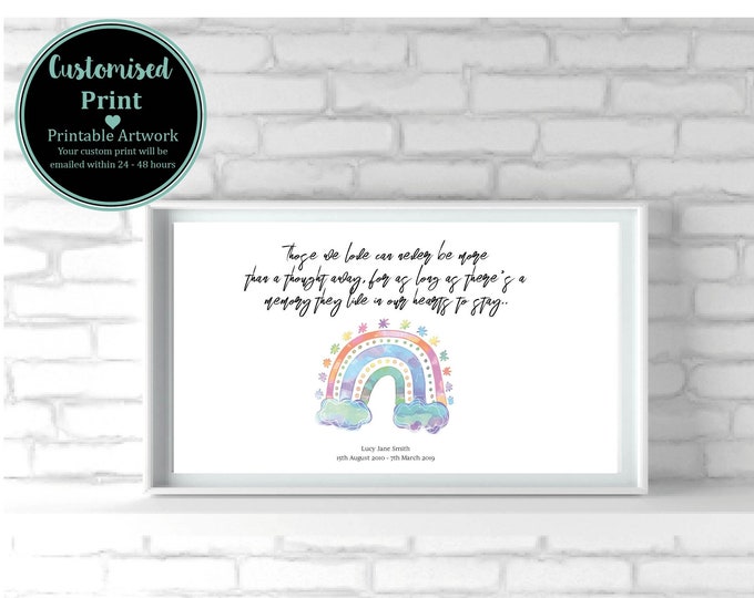 Child Memorial | Child Loss Keepsake | Remembering a Loved One ...