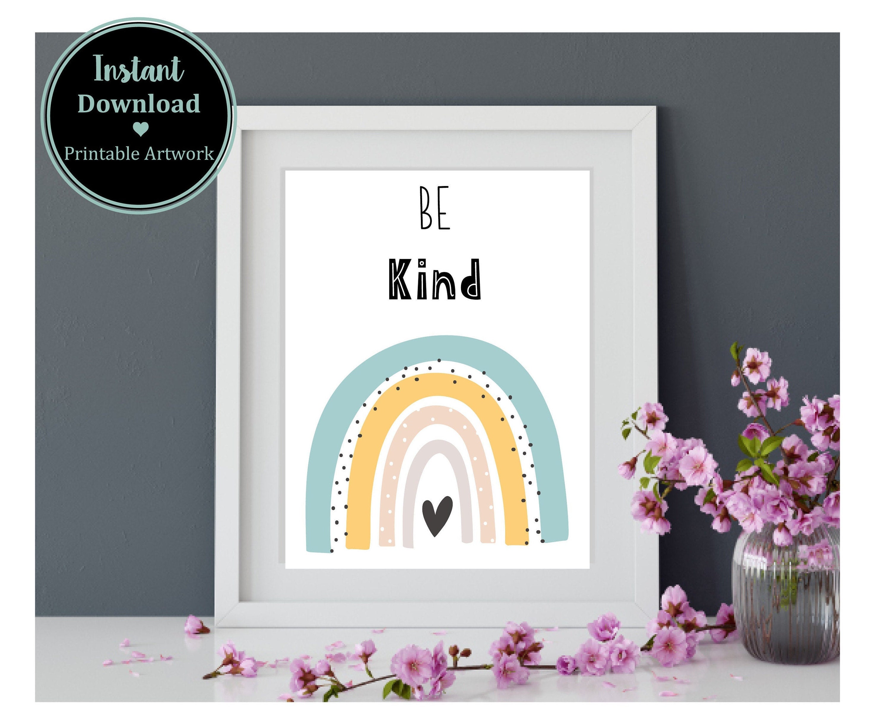 Be Kind Printable Art Instant Download - Etsy
