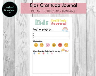 Gratitude Mindset Journal Printable Journalling for | Etsy