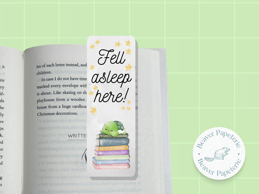 Cute Turtle Bookmark Handmade Cute Animal Bookmark for Book Lovers ...