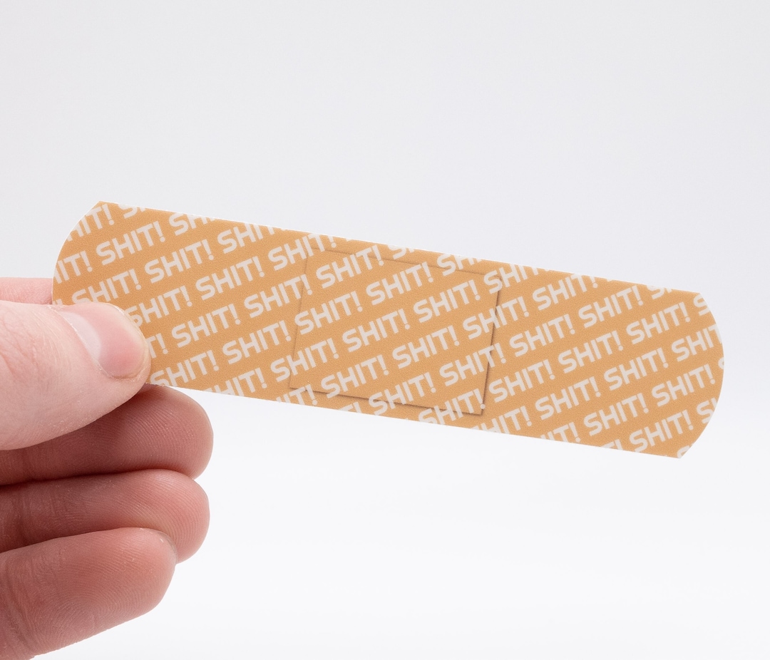 SHIT! Bandaid Sticker (5 Pack) - Etsy