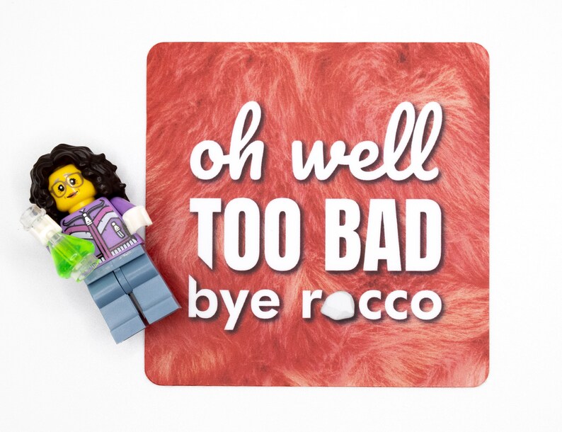 Elmo Oh Well Too Bad Bye Rocco Sticker (3"x3") - Etsy