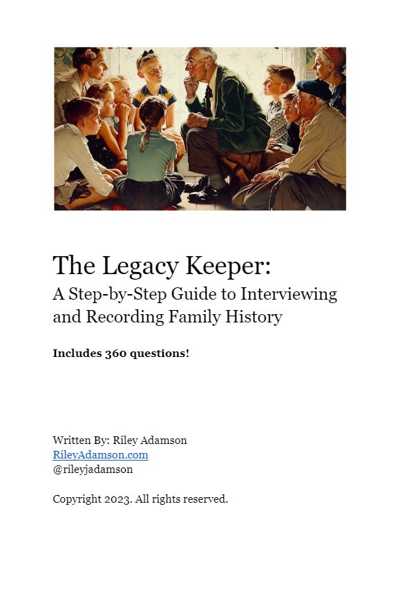 The Legacy Keeper: A Step-by-step Guide to Interviewing and Recording ...