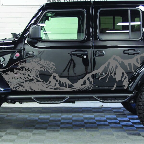 Jeep Decal Mountain - Etsy
