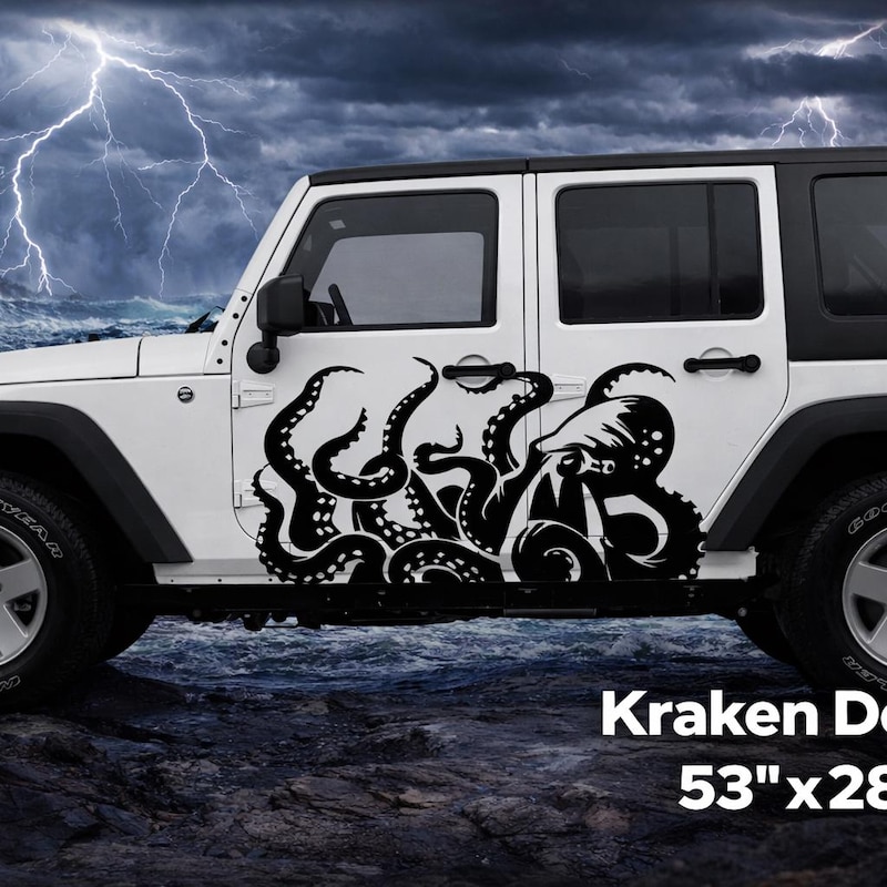 Jeep Tentacles Decal - Etsy