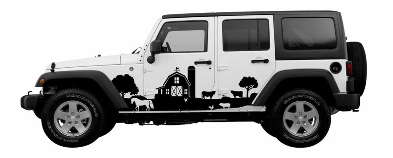 Farm Life Full Side Decal - Etsy