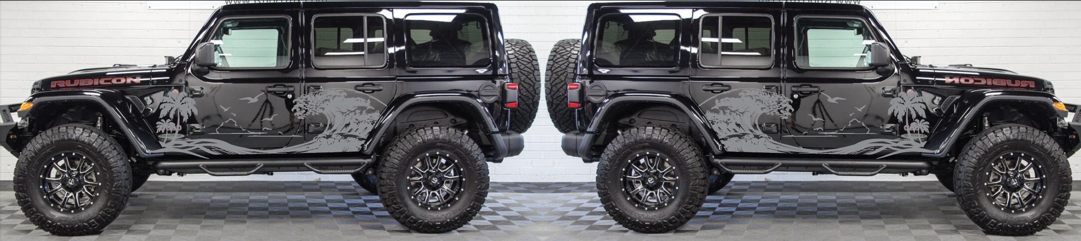 Wave / Beach Full Side Decal - Etsy