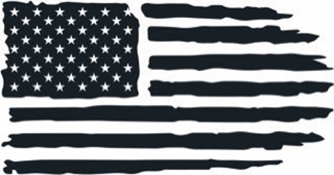 Large Distressed Flag Decal - Etsy
