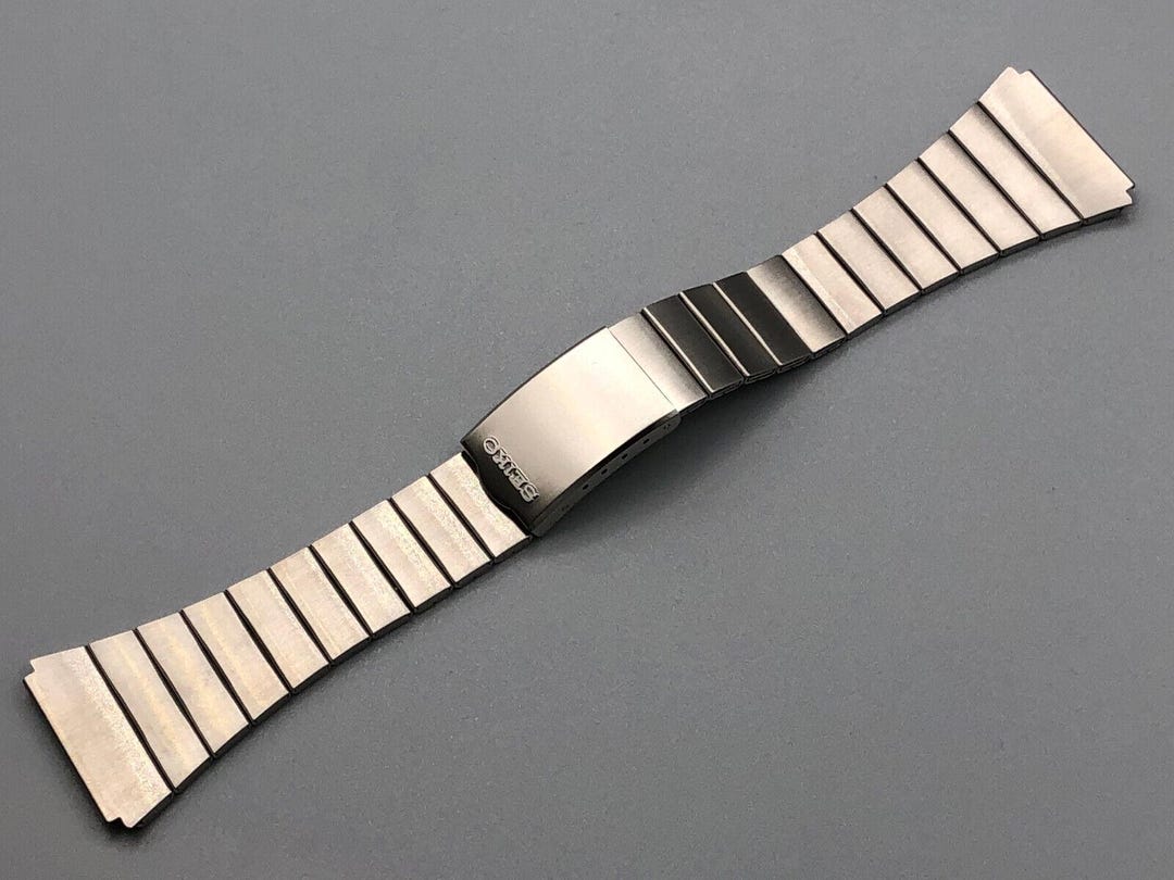 Rare NOS New Old Stock 70's SEIKO JAPAN B Vintage Watch Bracelet Band ...