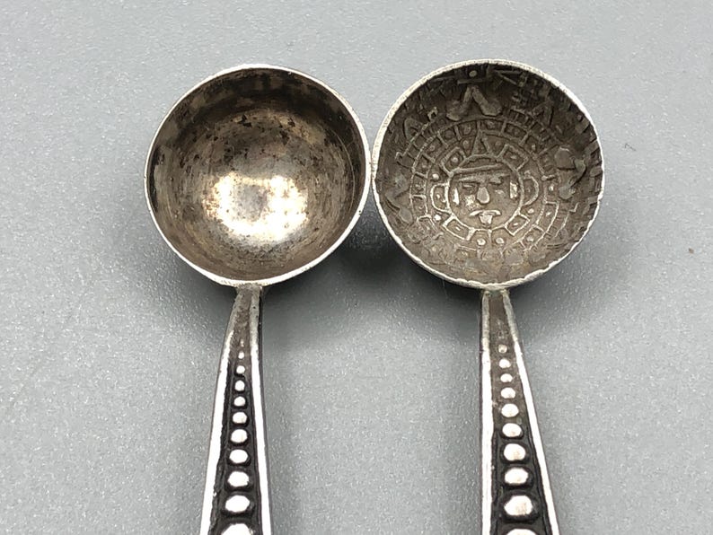 Vintage 1960s 60s Modernist TAXCO LOS CASTILLO Sterling Silver Mini ...