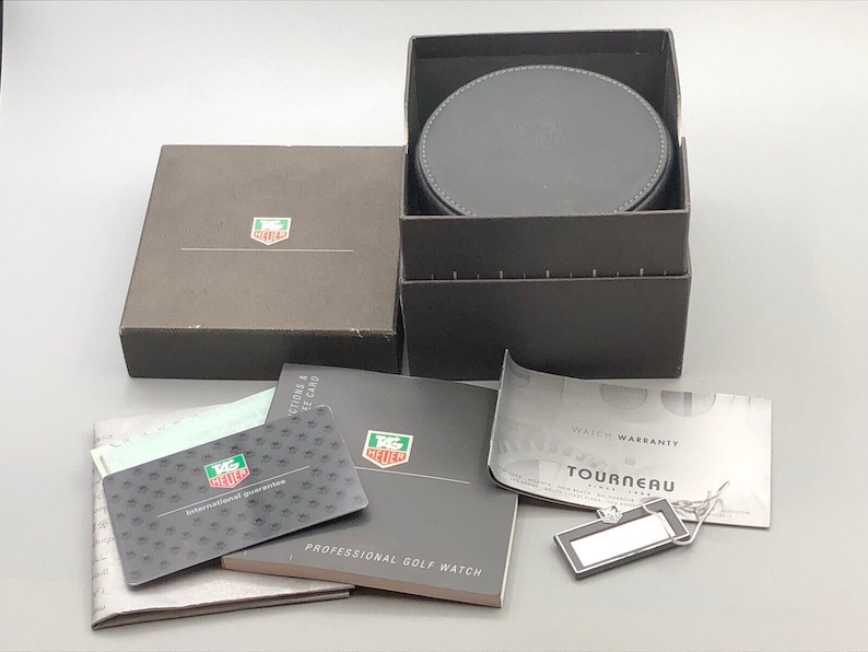 Original Vintage 2005 TAG Heuer TIGER WOODS Watch WAE110 FT6004 Tag ...