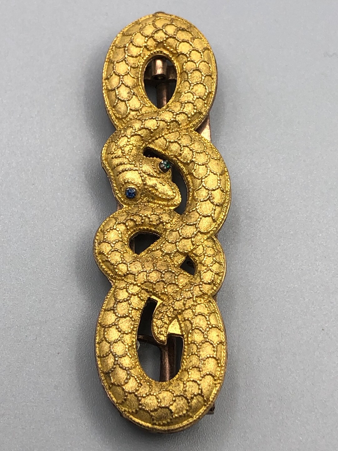 Rare Stunning Antique Late 1800s Early 1900 Victorian Snake SERPENT ...