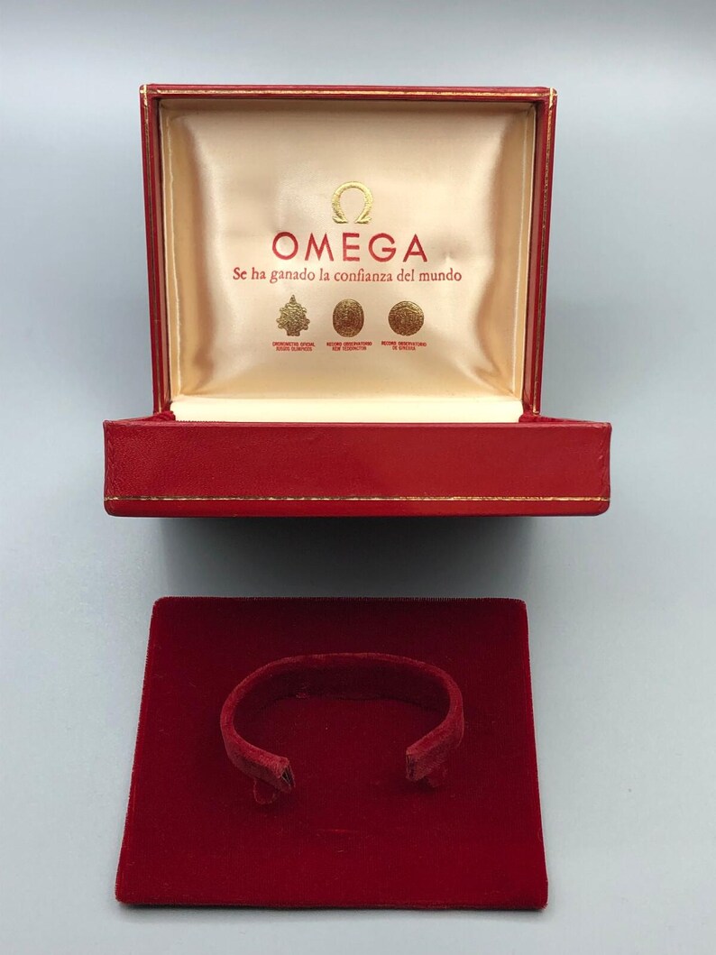 Vintage Early 1960s 60s Rare OMEGA Gents Chronograph, Watch Box & Outer ...