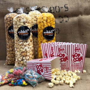 Movie Night Popcorn Pack - Etsy