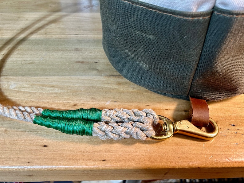 Bolsa de marinero de lona encerada - Ditty Bag - Algodón natural con ...