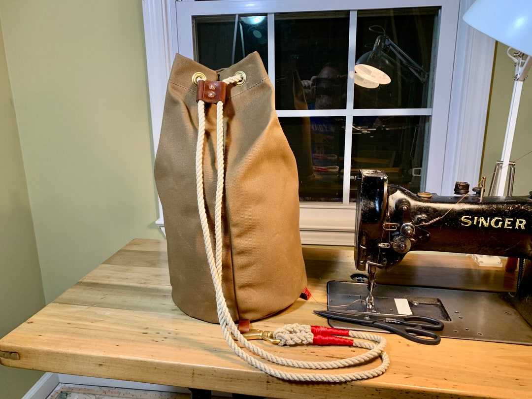Waxed Canvas Sailor's Bag - Field Tan - Ditty Bag - Etsy