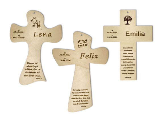 Cruz De Madera Personalizada Para Bautizo Cruz De Madera