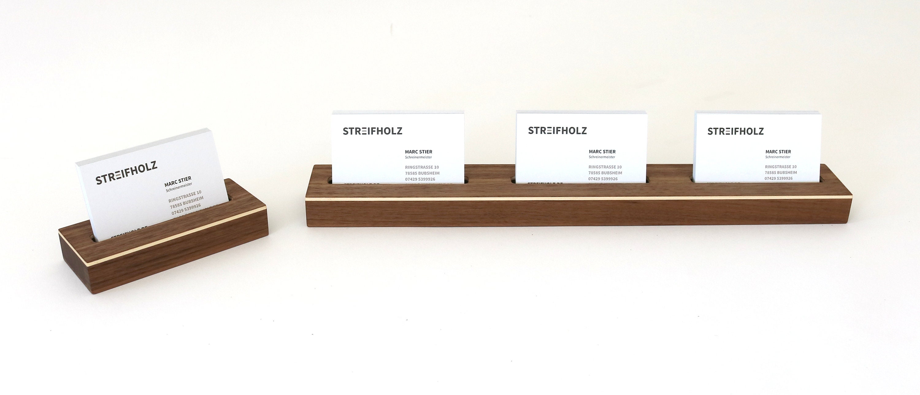 Business card holder wood simply multiple business card holder | Etsy