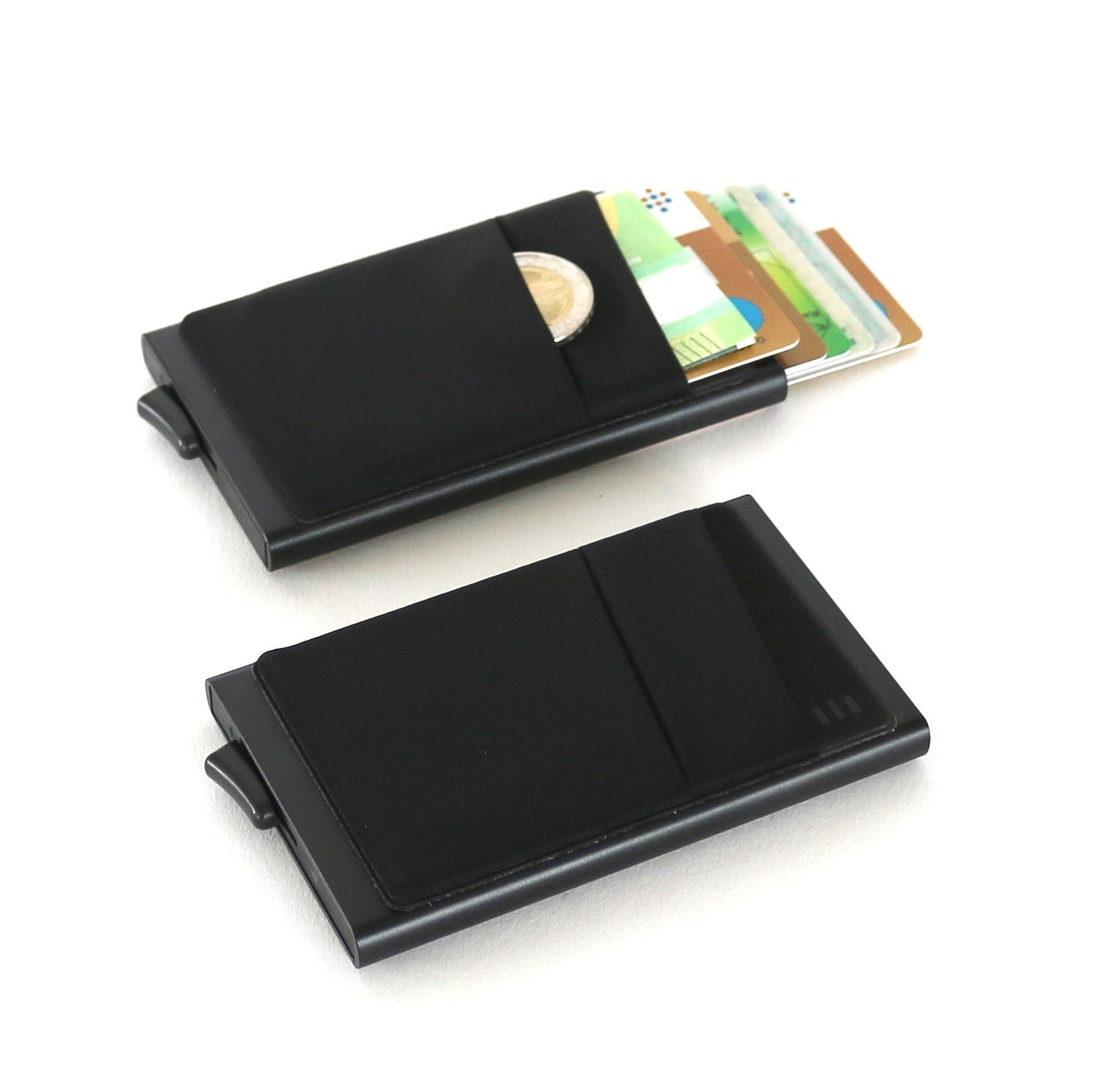 Credit card holder made of wood with personal engraving | Etsy